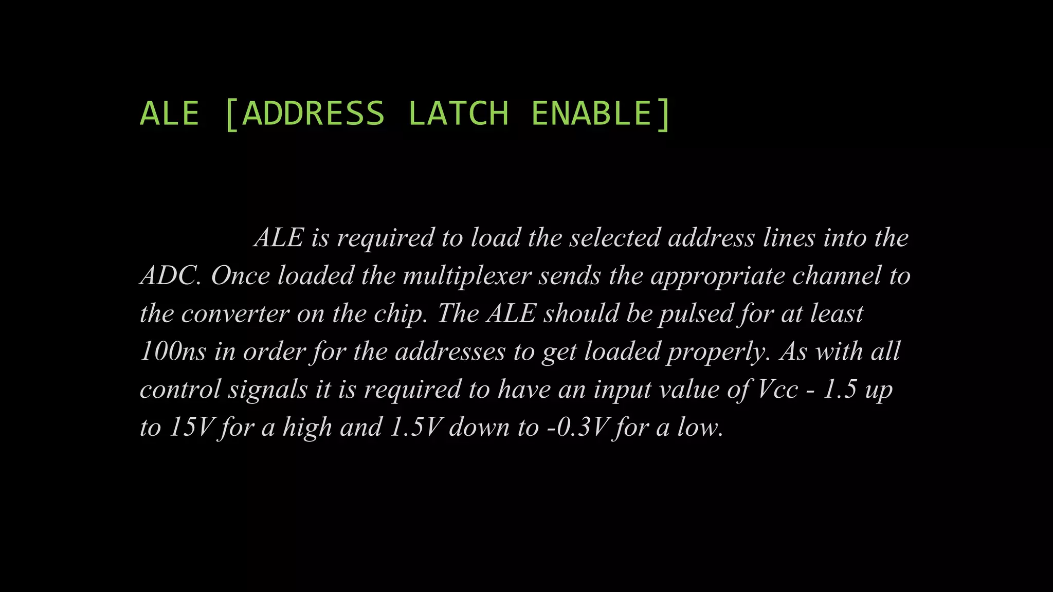 Interfacing technique with 8085- ADC[0808] | PPTX