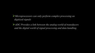 Interfacing technique with 8085- ADC[0808] | PPTX