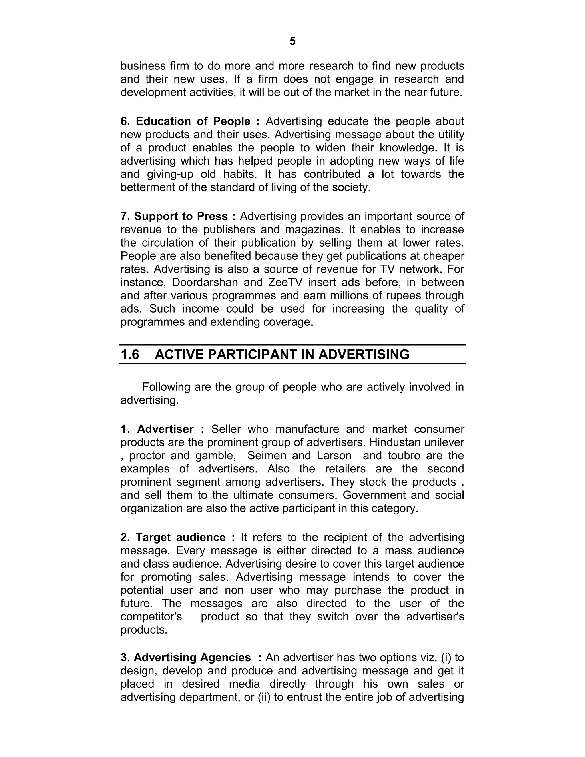 ADVERTISING NOTES | PDF