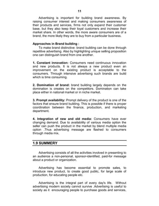 ADVERTISING NOTES | PDF
