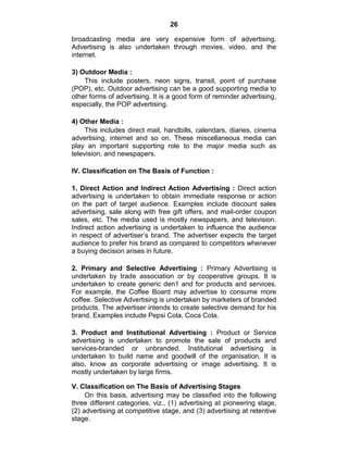 ADVERTISING NOTES | PDF