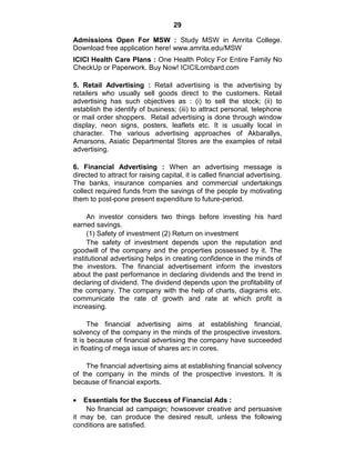 ADVERTISING NOTES | PDF