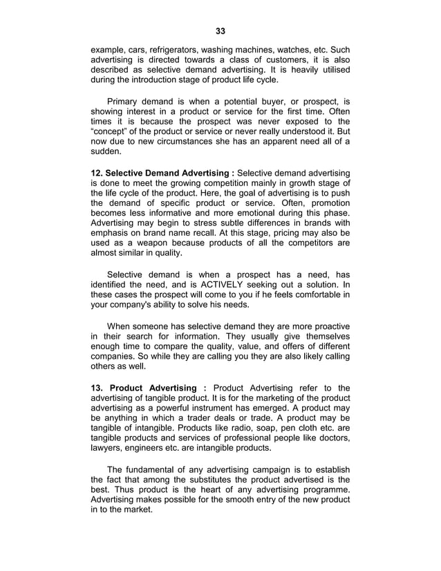 ADVERTISING NOTES | PDF