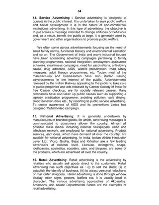 ADVERTISING NOTES | PDF