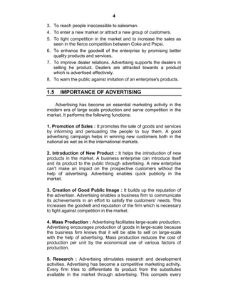 ADVERTISING NOTES | PDF