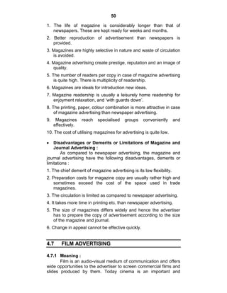 ADVERTISING NOTES | PDF