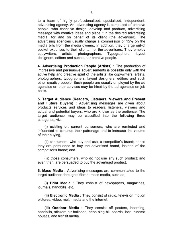 ADVERTISING NOTES | PDF