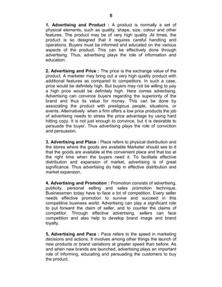 ADVERTISING NOTES | PDF
