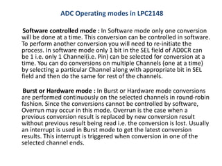 Analog to Digital converter in ARM | PPTX