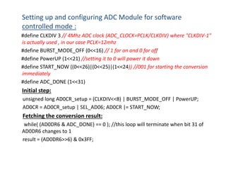 Analog to Digital converter in ARM | PPTX