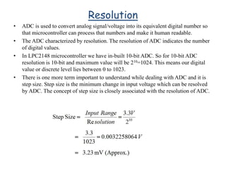 Analog to Digital converter in ARM | PPTX