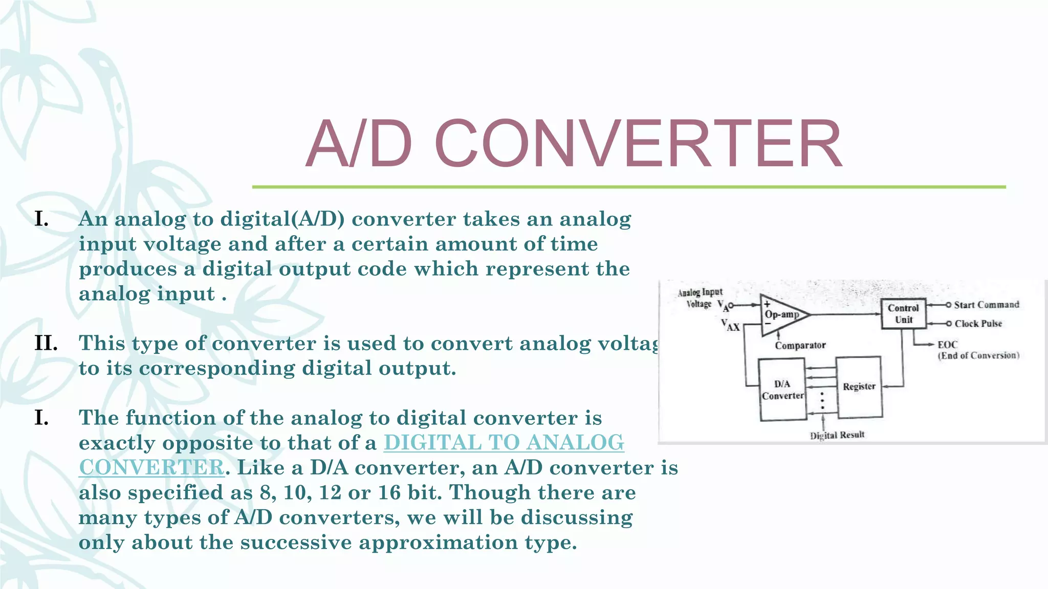 Successive Approximation Adc Pptx Digital Audio Computer Software