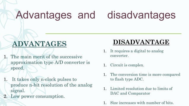 Successive Approximation ADC | PPTX | Digital Audio | Computer Software ...