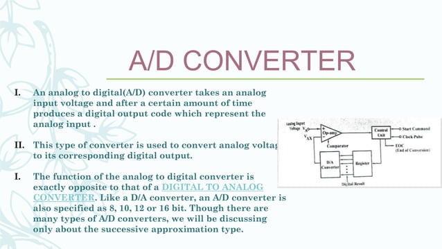 Successive Approximation ADC | PPTX | Digital Audio | Computer Software ...