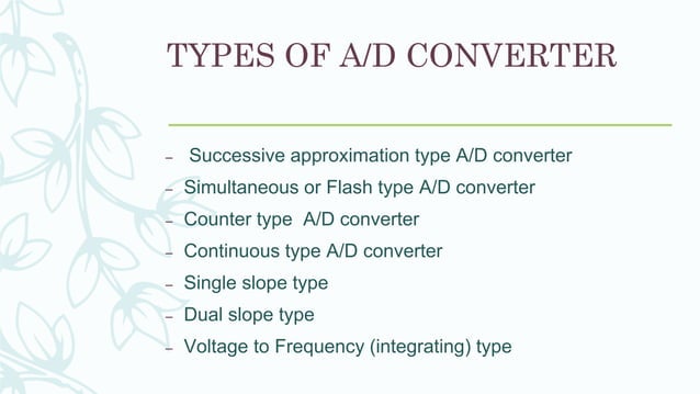 Successive Approximation ADC | PPTX | Digital Audio | Computer Software and Applications