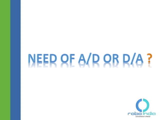 ADC - Analog to Digital Conversion on AVR microcontroller Atmega16 | PPT