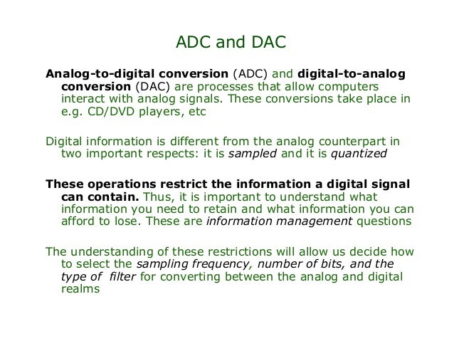 Adc dac