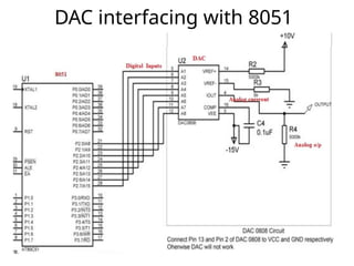 ADC-DAC Interfacing power point presentation | PPTX