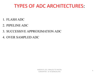 ANALOG TO DIGITAL CONVERTERS | PPTX