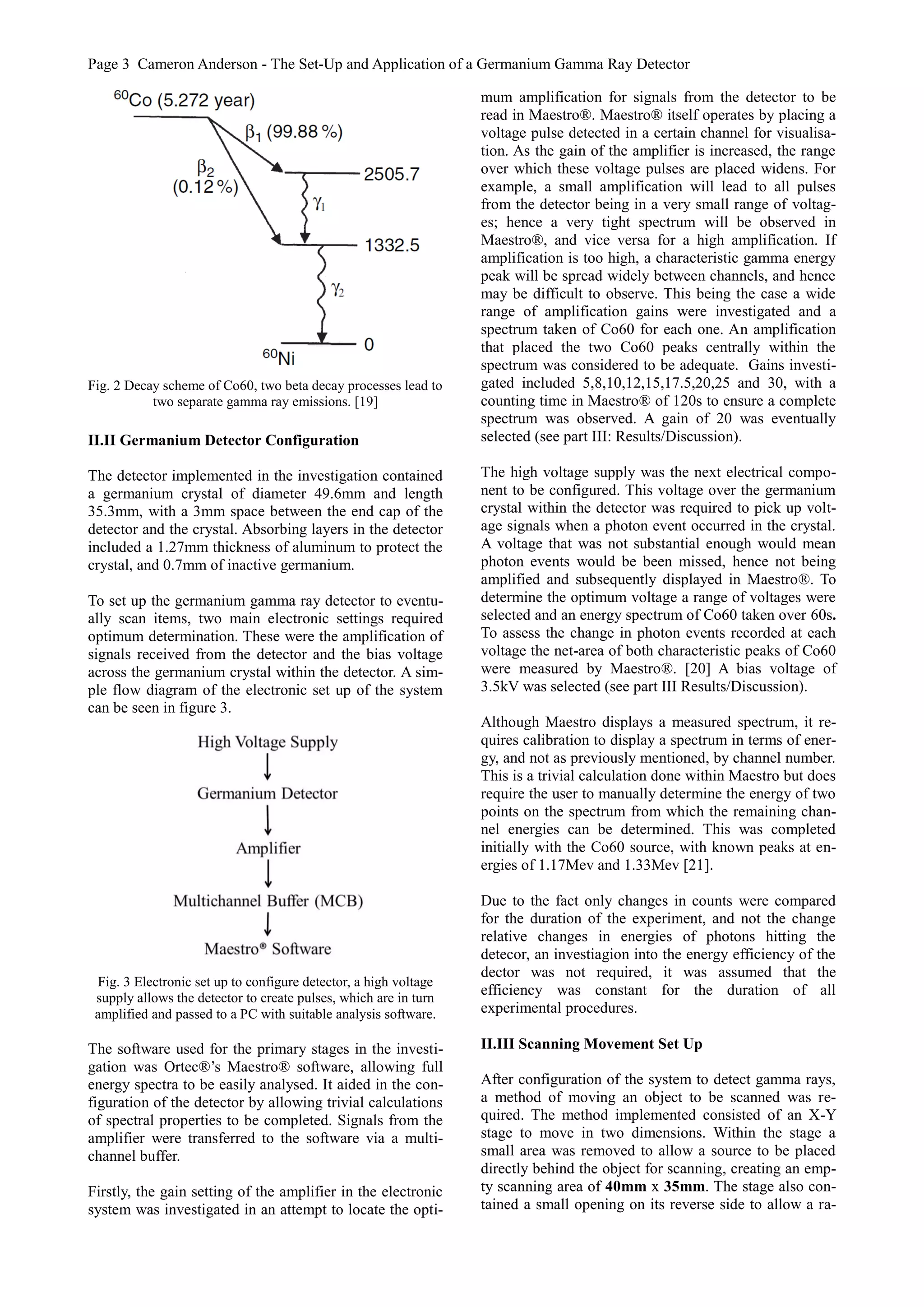 Level 3 Laboratory Project Report - Cameron Anderson | PDF | Chemistry ...