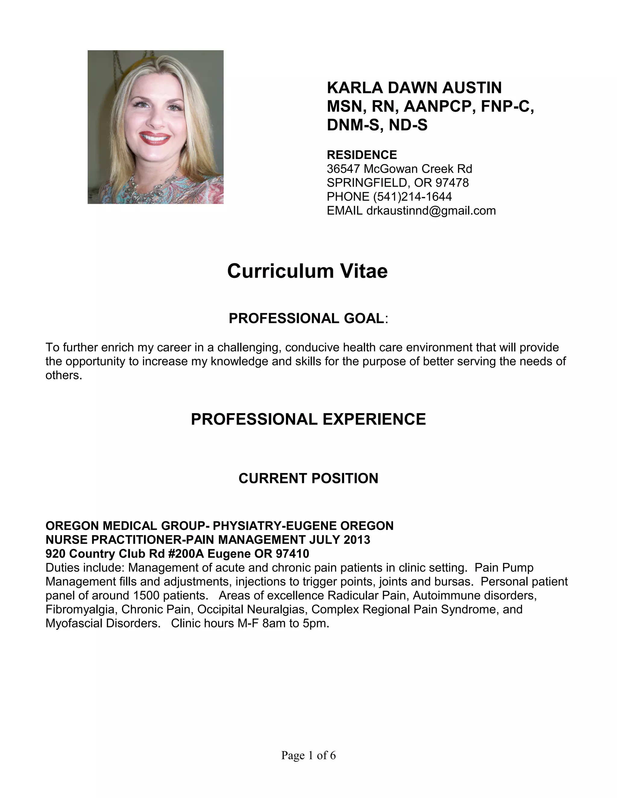 Karla's_Curriculum_Vitae_2015 | DOC