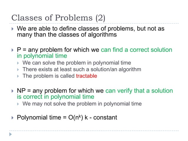 Algorithm Design and Complexity - Course 6 | PPTX | Computing ...