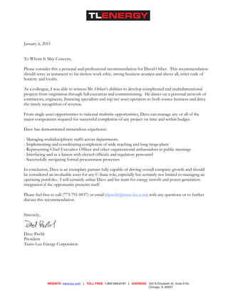 David Osher - Rec Letter | PDF