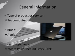 Macbook Pro Campaign | PDF