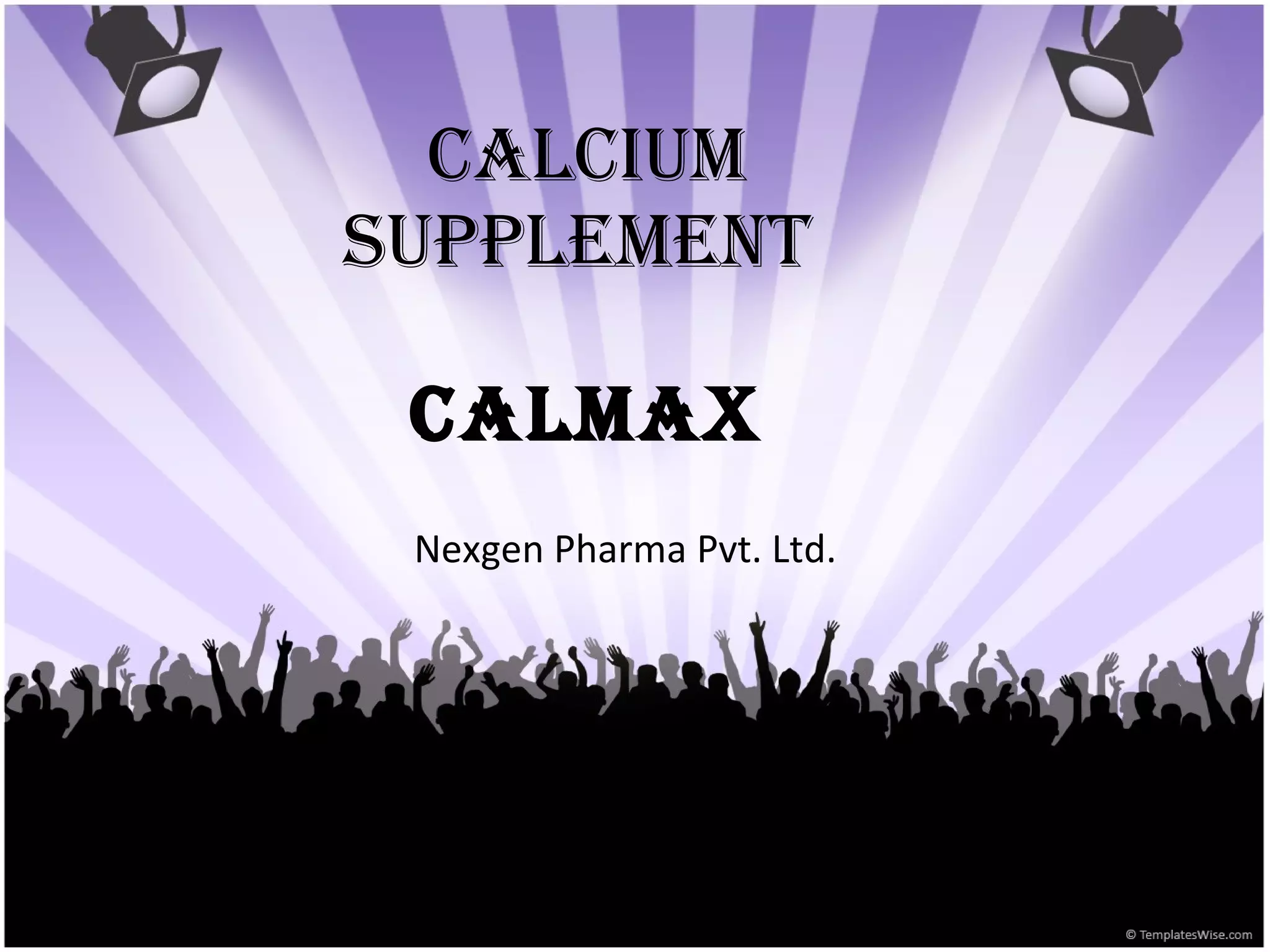 Ad Campaign For Calmax | PPT