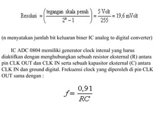 Adc (analog to digital converter) | PPT