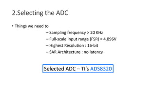 ADC and its Circuit design | PPTX