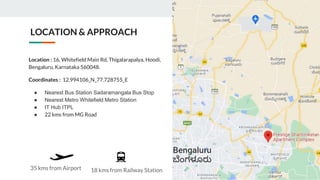 PRESTIGE SHANTINIKETAN, WHITEFIELD, BENGALURU | PPTX