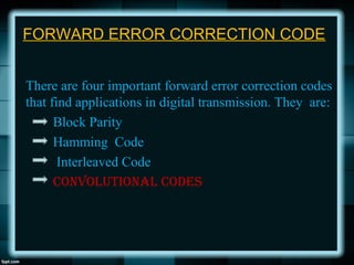 Convolutional Codes And Their Decoding | PPT