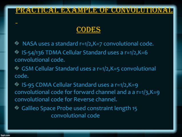 Convolutional Codes And Their Decoding | PPT | Programming Languages | Computing