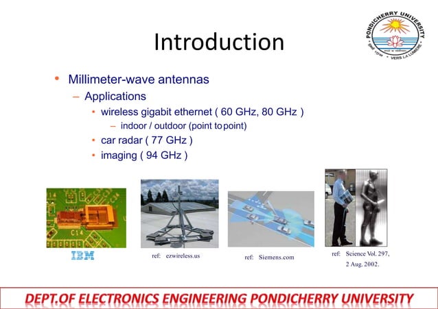Antennas Design and Packaging for Millimeter-Wave Phased-Array Transceivers for wireless ...