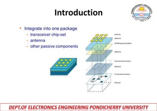 Antennas Design and Packaging for Millimeter-Wave Phased-Array Transceivers for wireless ...
