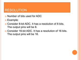 Adc convertors | PPTX | Consumer Electronics | Technology & Computing