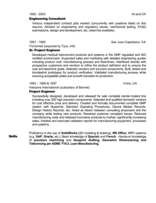 Tandler Resume August 2015 | DOC