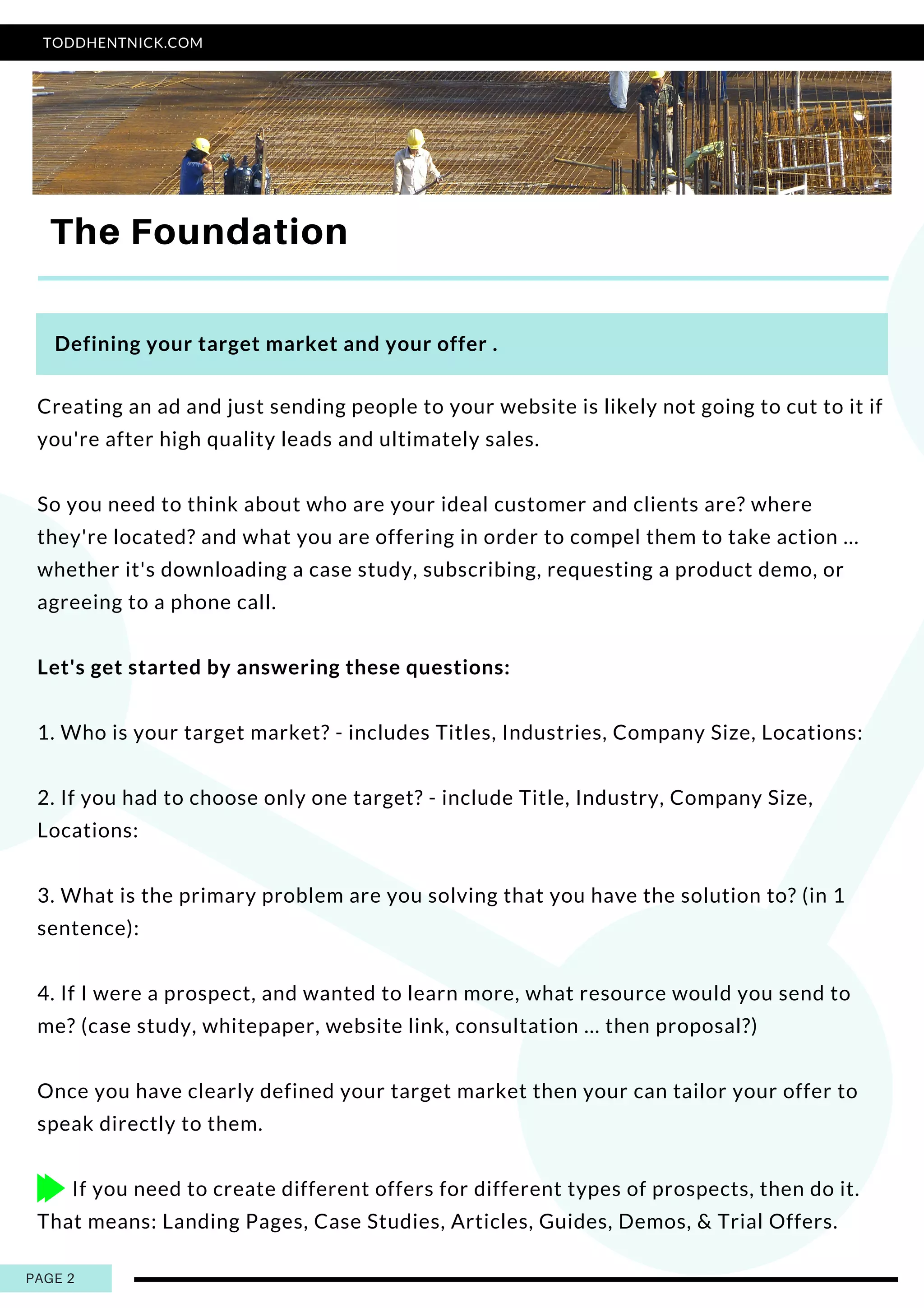 Cheat Sheet Guide to Setting Up Successful LinkedIn Ad Campaigns | PDF