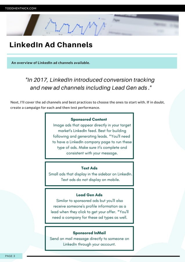 Cheat Sheet Guide to Setting Up Successful LinkedIn Ad Campaigns | PDF