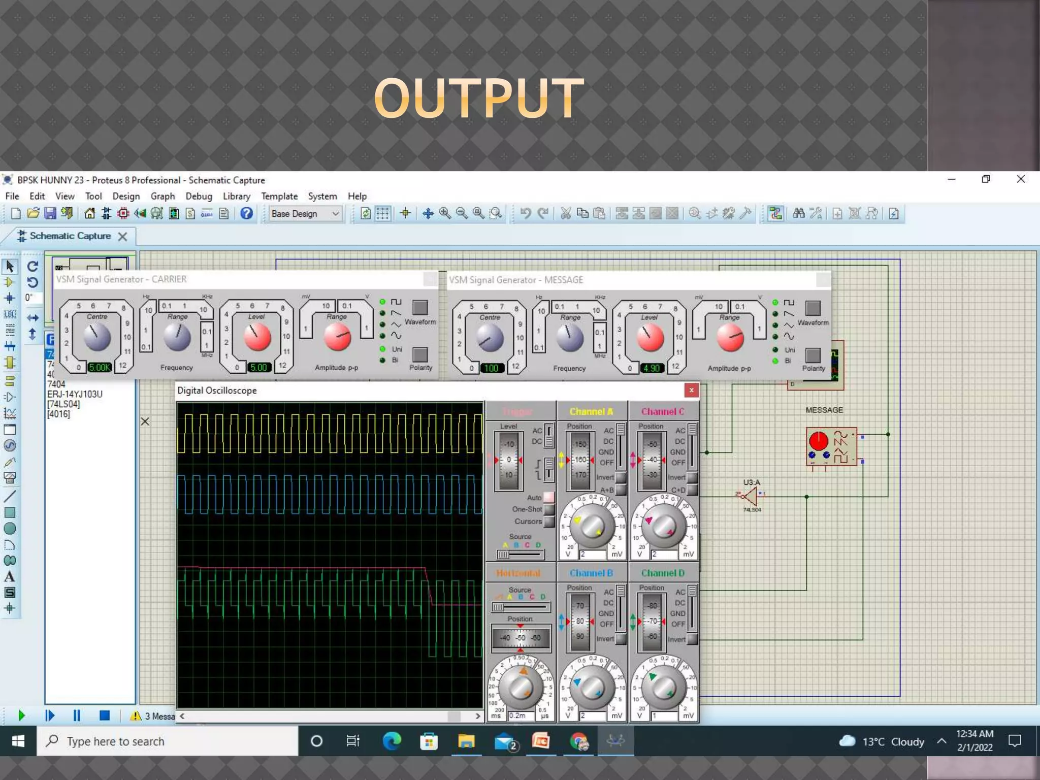 BPSK modulation using CD 4016 | PDF