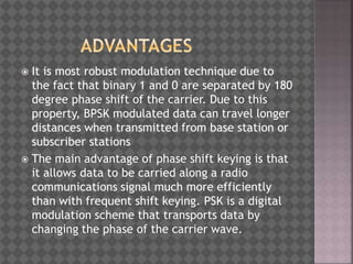 BPSK modulation using CD 4016 | PDF