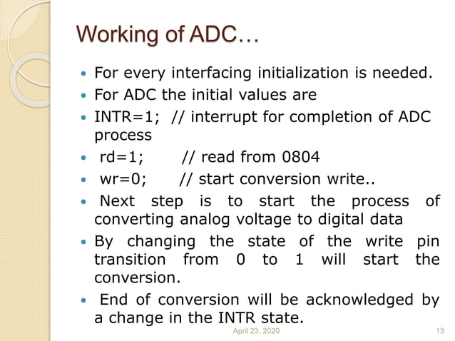 Adc interfacing | PPT