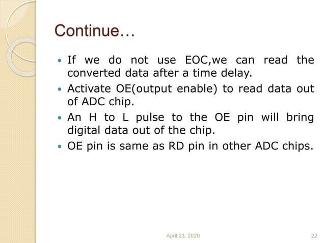 Adc interfacing | PPT