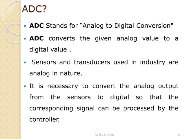 Adc interfacing | PPT