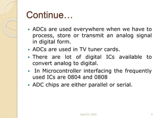 Adc interfacing | PPT