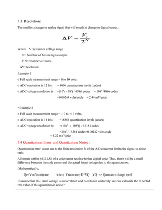 ANALOG TO DIGITAL CONVERTOR | PDF