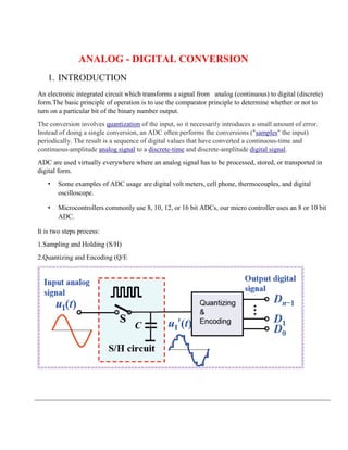 ANALOG TO DIGITAL CONVERTOR | PDF
