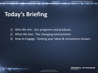 A&D Conf General Dynamics C4 Systems | PDF