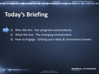 A&D Conf General Dynamics C4 Systems | PDF